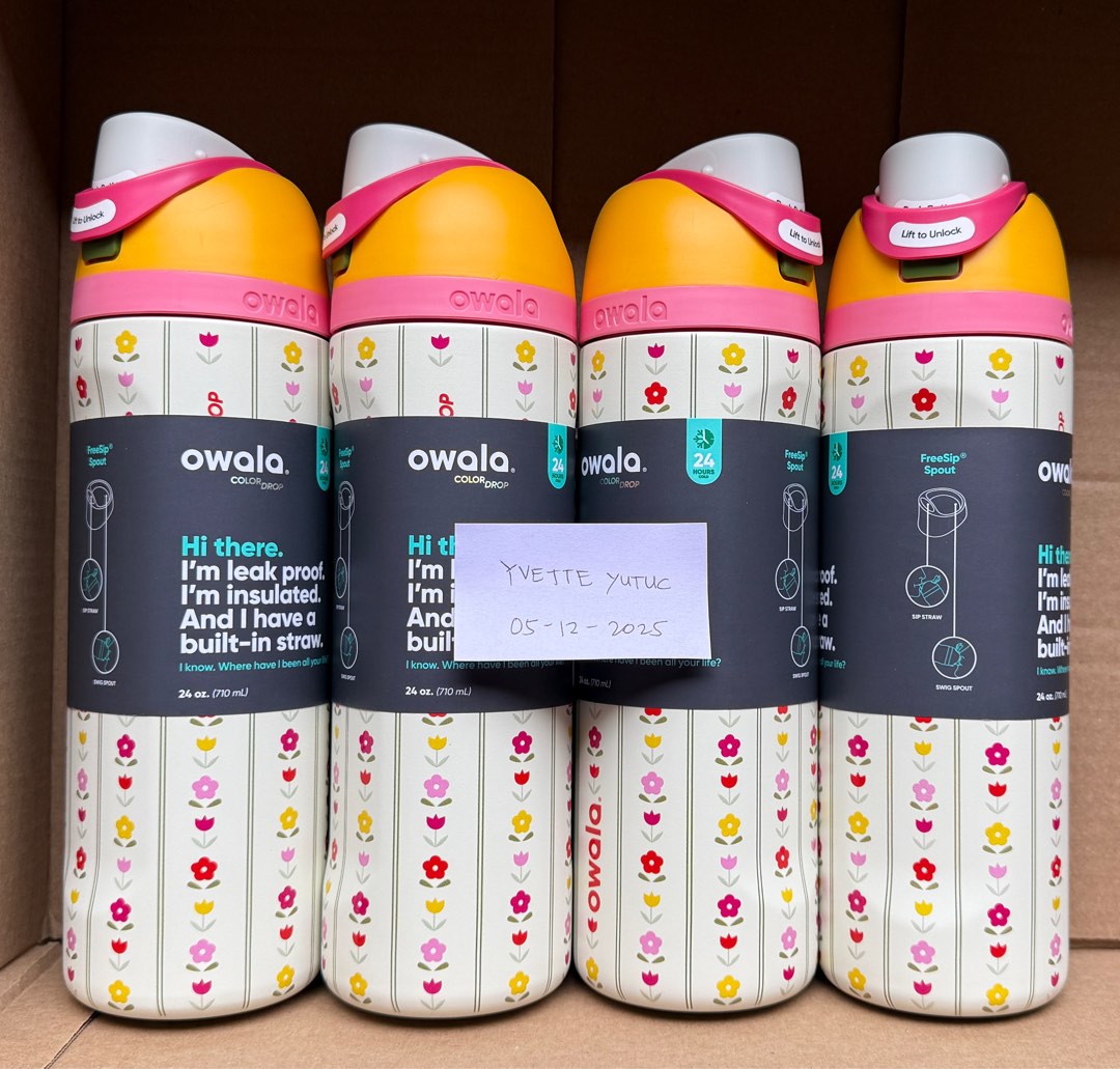 FS: Original Owala Color Drop Freesip 24oz Flower Crown, Furniture ...
