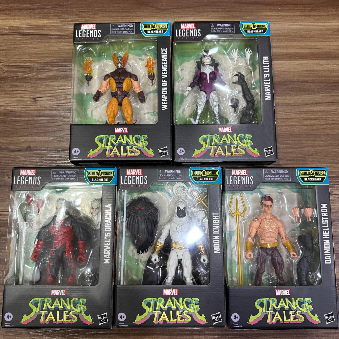 Hasbro Marvel Legends Series - Strange Tales - Dracula / Moon Knight ...