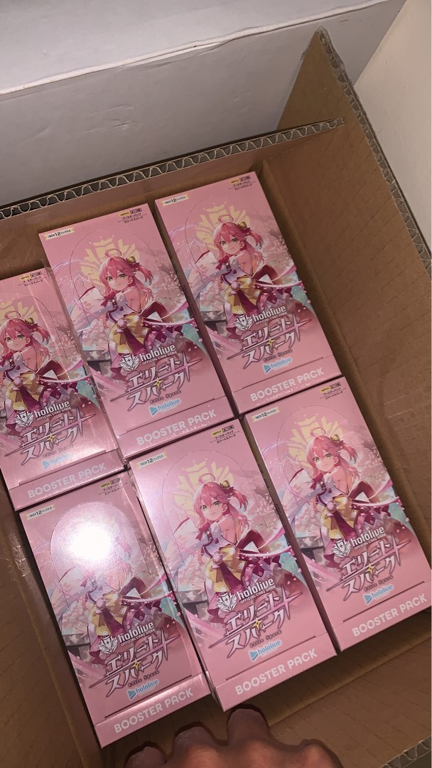 hololive elite spark booster box [hBP03], Hobbies & Toys, Toys & Games on Carousell