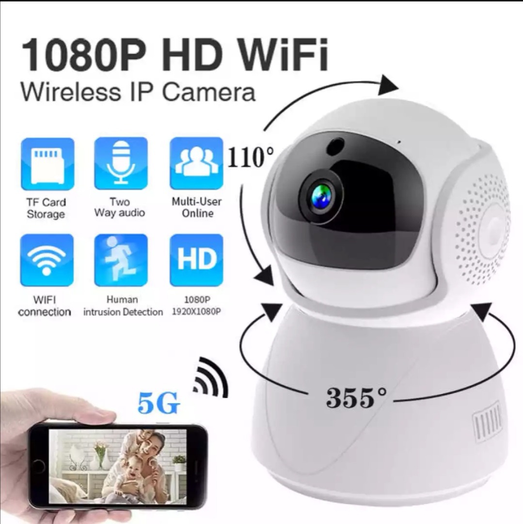 Indoor 360 Monitoring Camera Wireless Wifi Smart Camera Infrared/Full ...