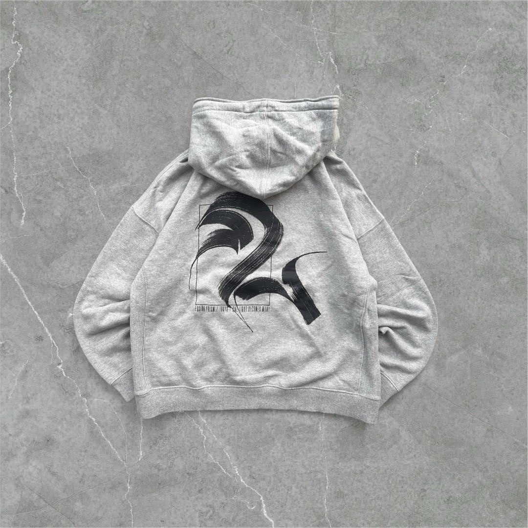 Jaket Hoodie Global Uniqlo x Prism Aerosyn Lex Art Tokyo, Fesyen Pria ...