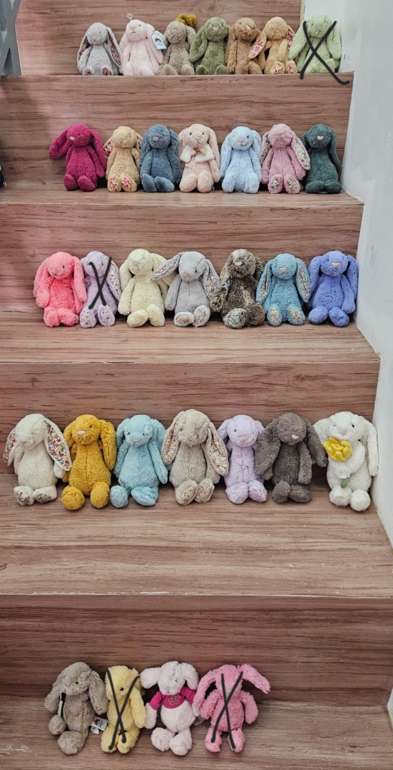 Jellycat Small Bunnies, Hobbies & Toys, Toys & Games on Carousell