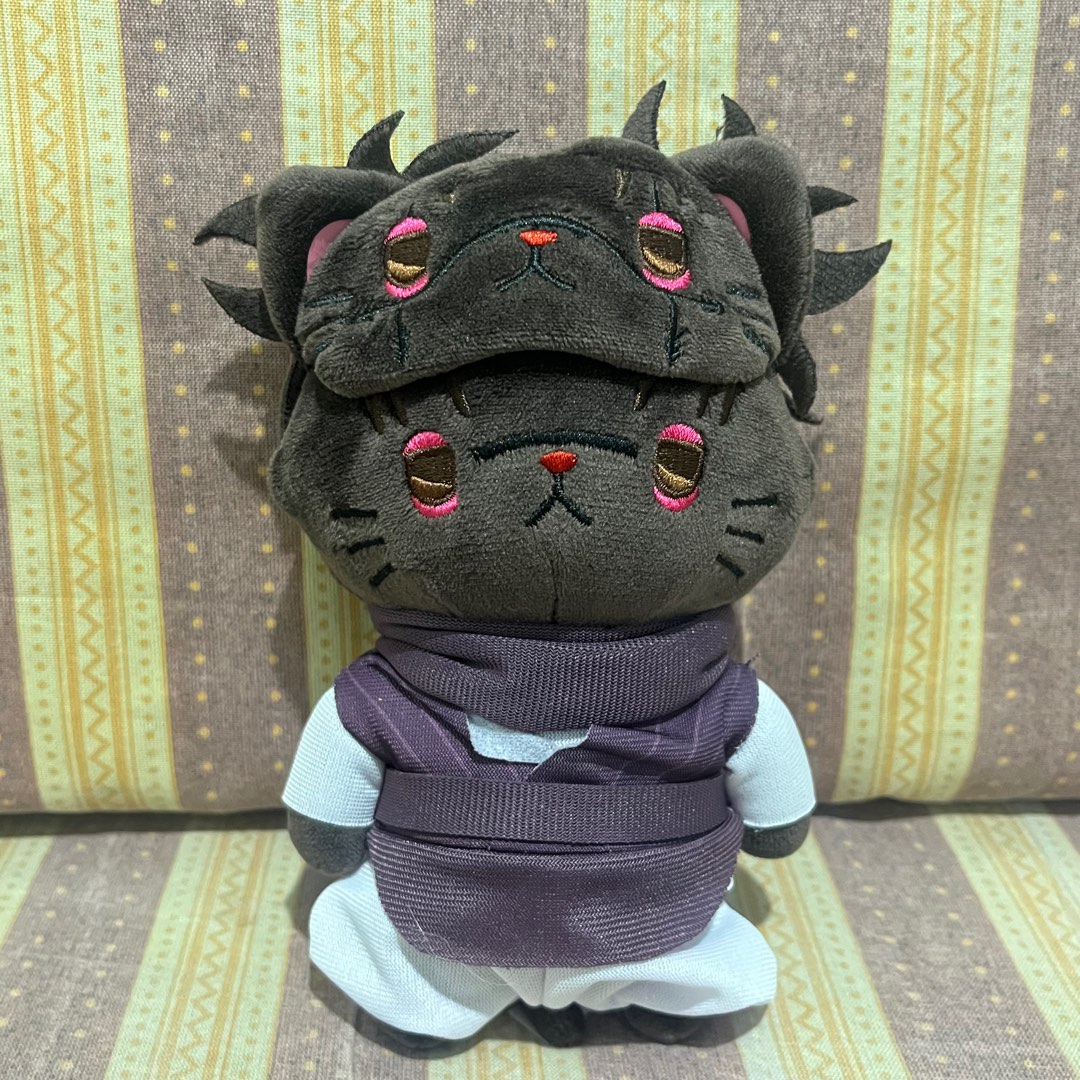 Jujutsu kaisen choso withcat plush with eye mask, Hobbies & Toys, Toys ...