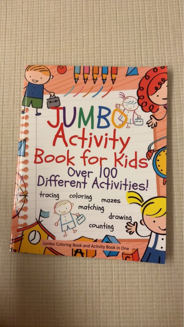 Jumbo Activity Book for Kids Over 100 Activities, Hobbies & Toys, Books ...