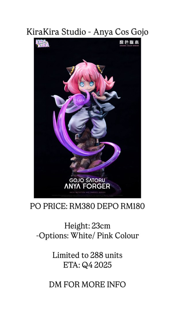 KiraKira Studio - Anya Cos Gojo, Hobbies & Toys, Toys & Games on Carousell