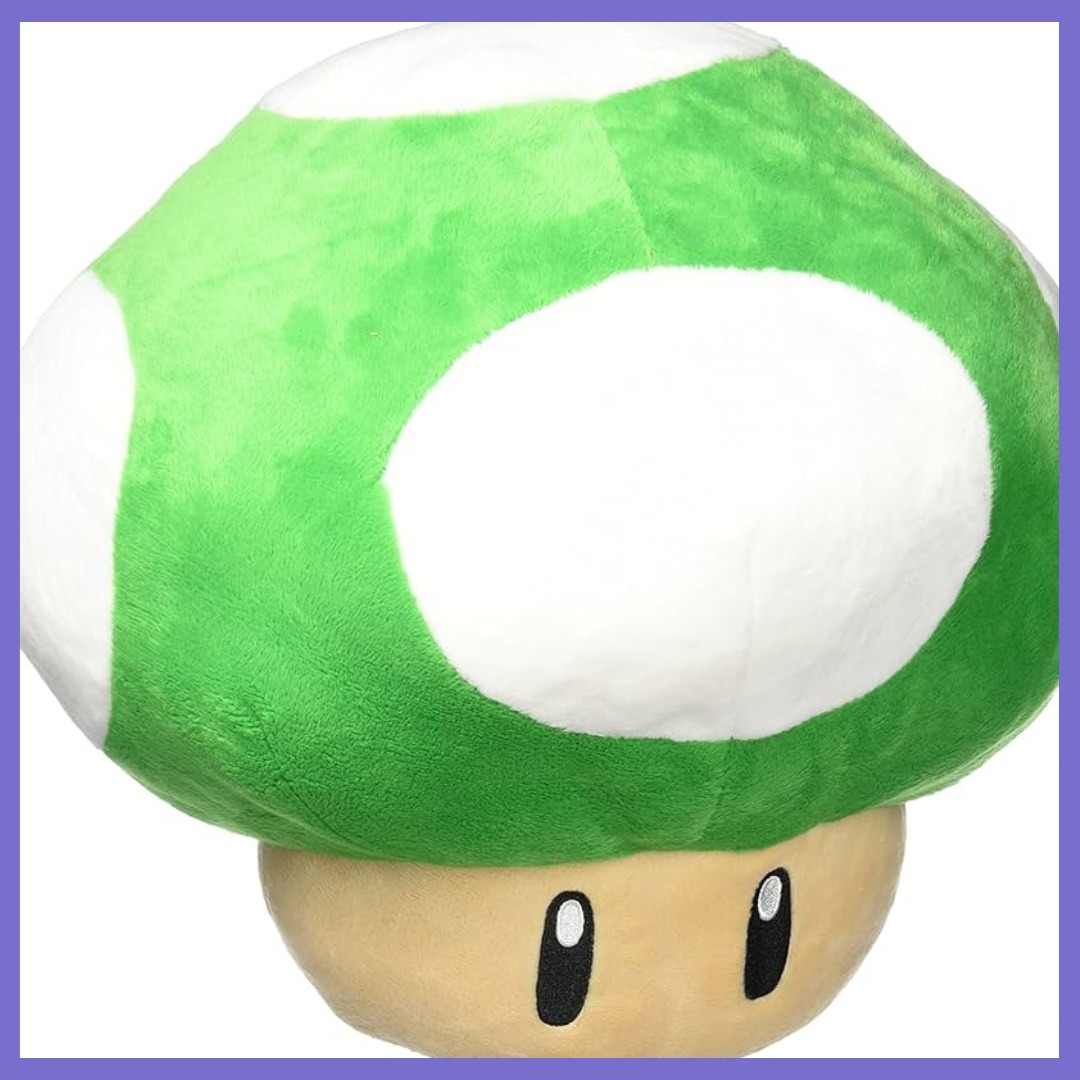 [LD] Super Mario World JP Super Mario 1-Up Mushroom Mega Plush Toy, 15 ...