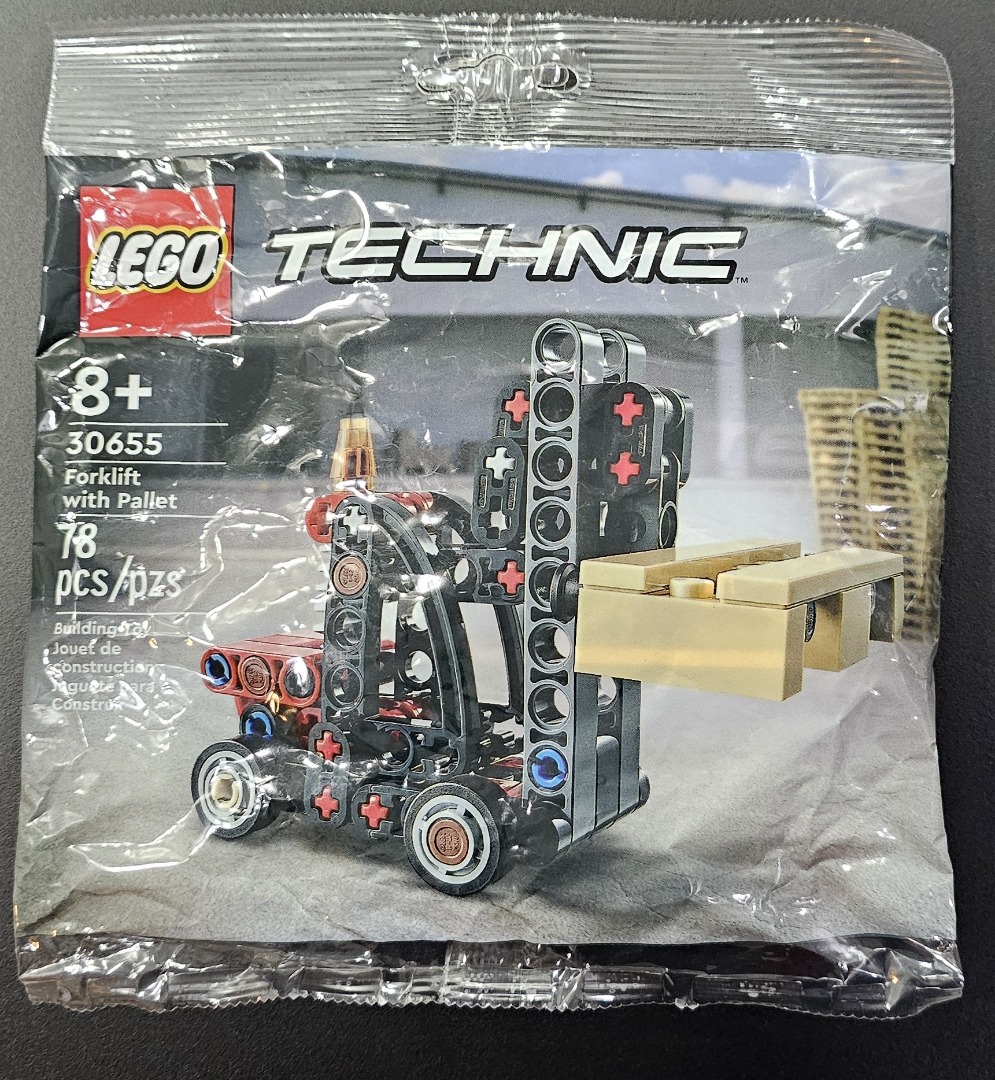 Lego Technic 30655 Forklift with Pallet, Hobbies & Toys, Toys & Games ...