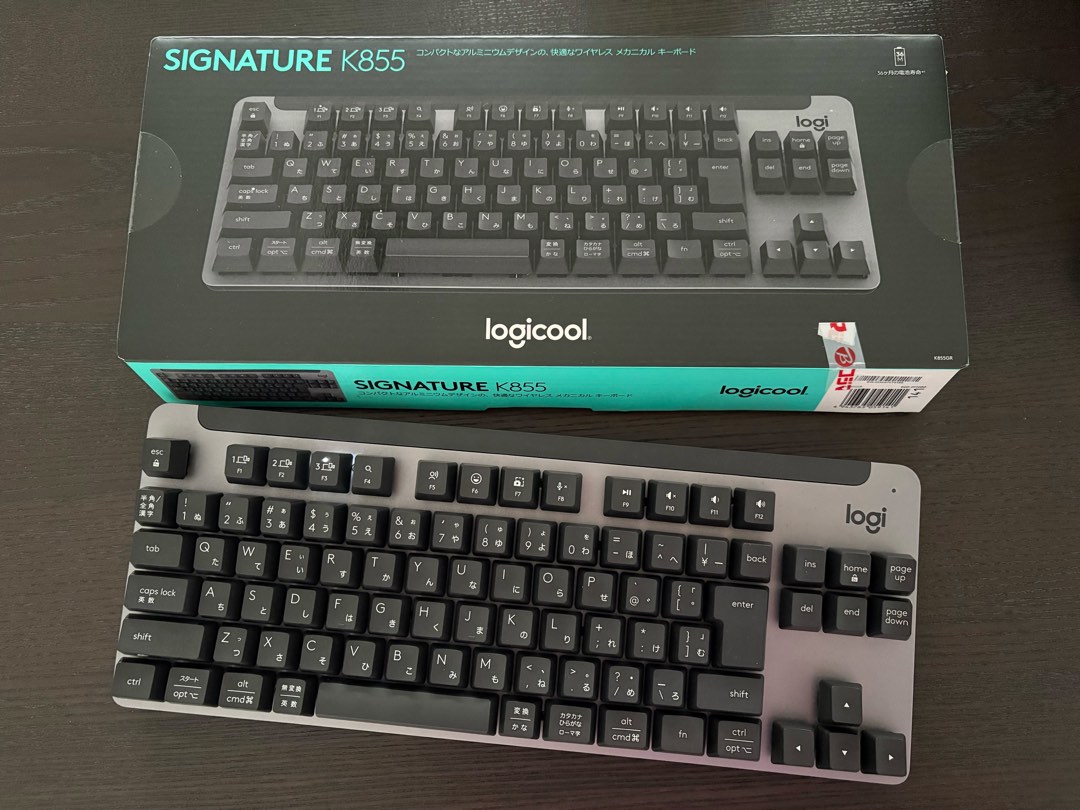 Logitech k855 signature wireless Bluetooth tenkeyless Mechanical ...