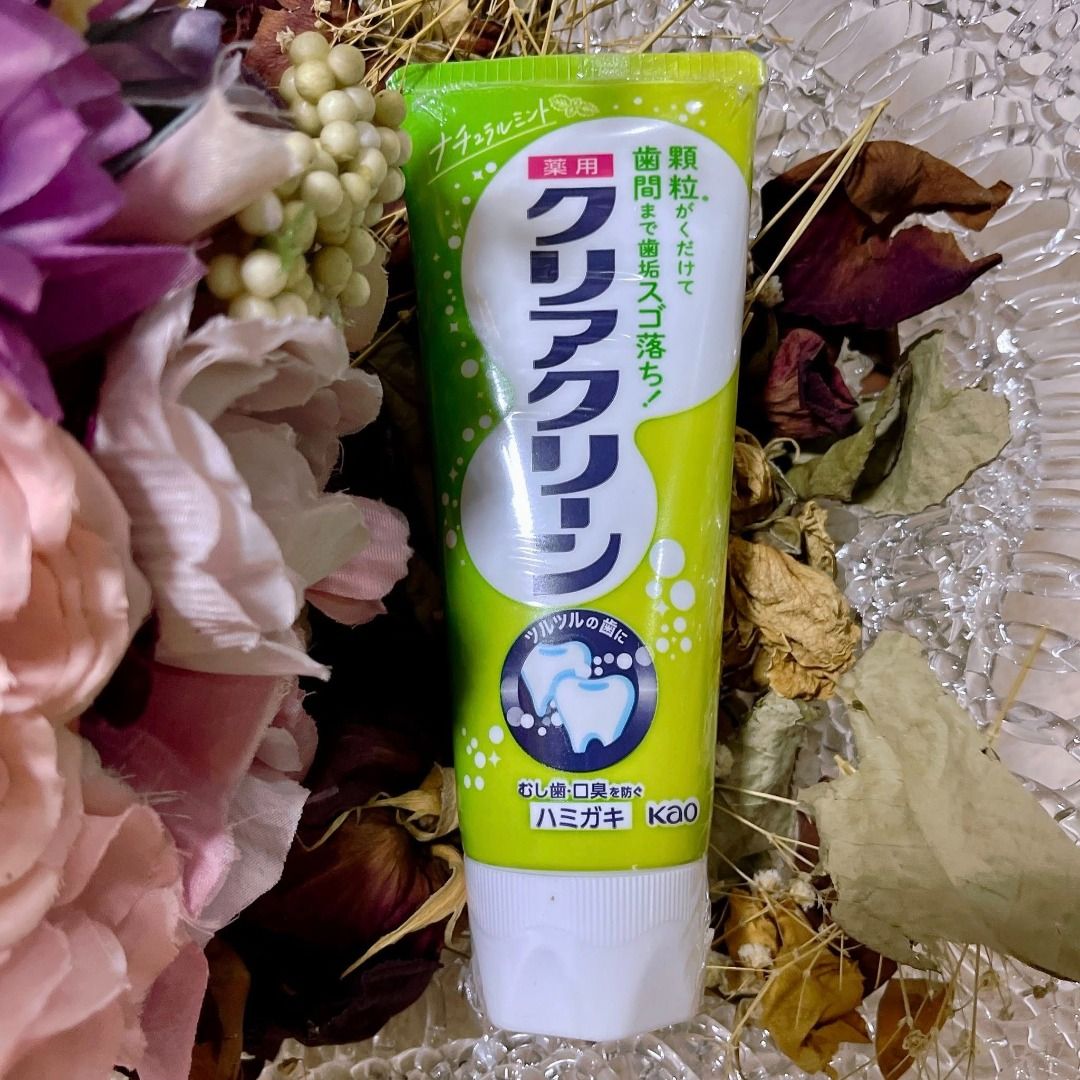 Made in Japan KAO CLEAR CLEAN Natural Mint Toothpaste Standing Tube ...