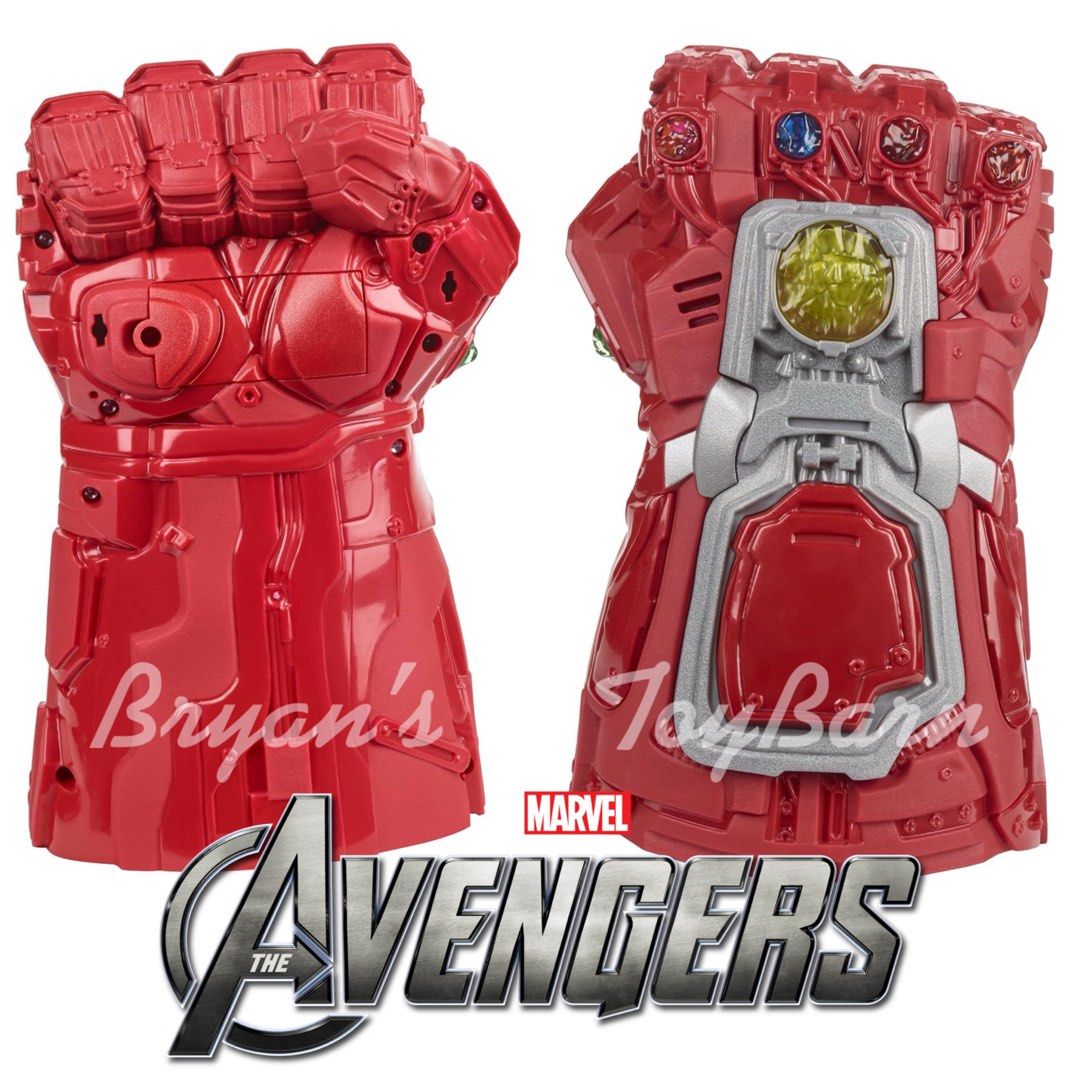 Marvel Avengers Endgame Red Infinity Gauntlet with Electronic Lights ...