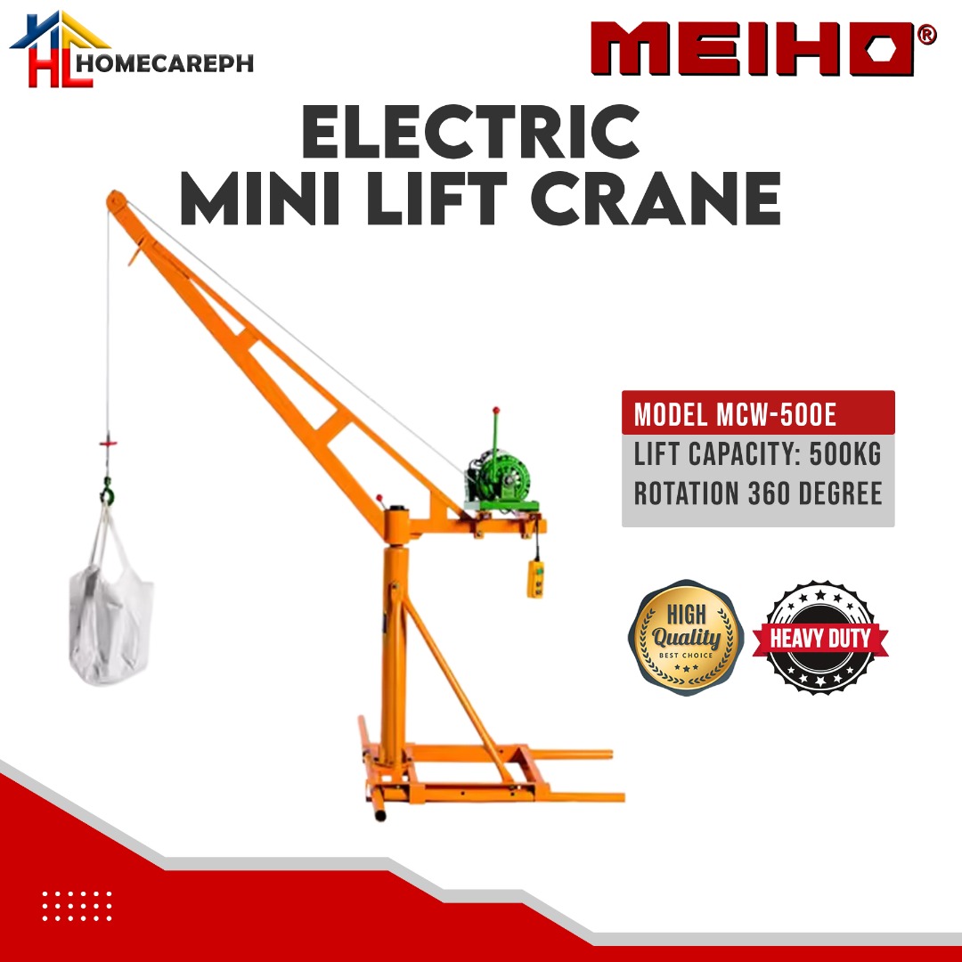 Meiho Electric Mini Lift Crane MCW-500E, Commercial & Industrial ...