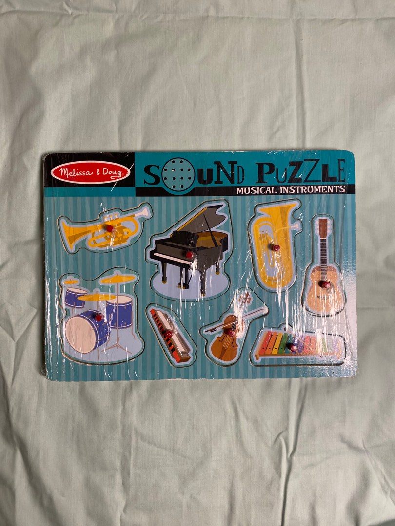 Melissa & Doug Musical Instruments Sound Puzzle, Hobbies & Toys, Toys ...