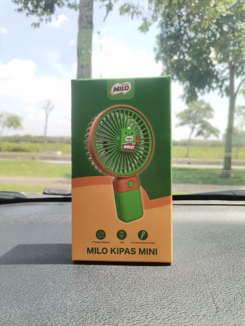 Milo Limited Edition Exclusive Portable Fan, Hobbies & Toys, Toys ...