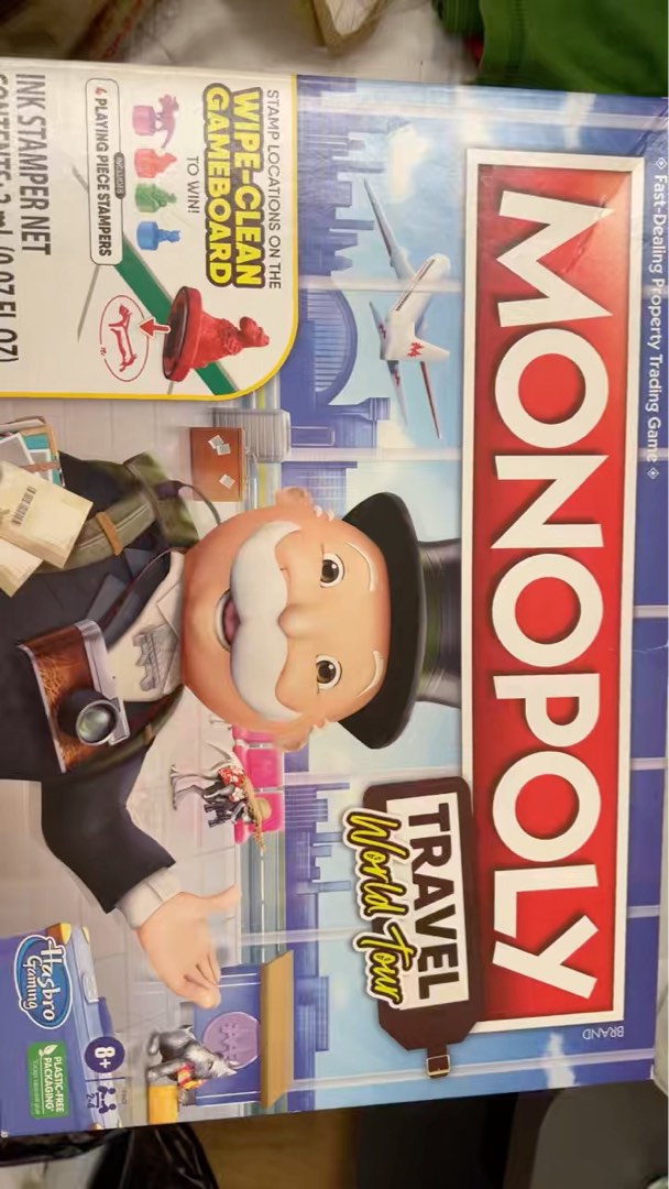 Monopoly Travel World Tour Board Game, Hobbies & Toys, Toys & Games on ...