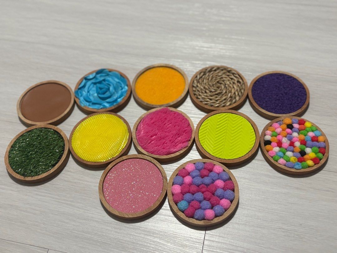 Montessori sensory textures, Hobbies & Toys, Toys & Games on Carousell