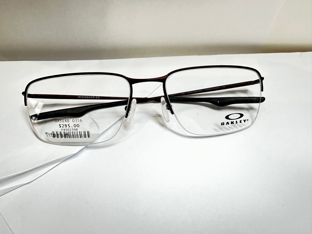 Oakley wingback SQ satin Corten spectacle frame, Men's Fashion, Watches ...