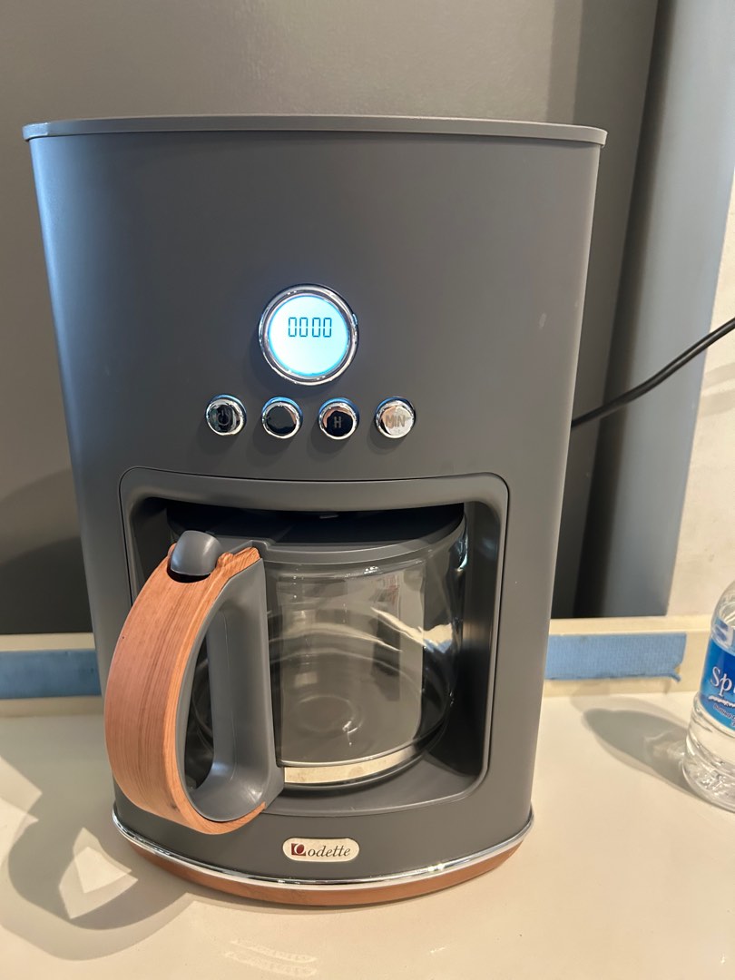 Odette Otto Series 1.5L Programmable Coffee Maker (Grey), TV & Home ...