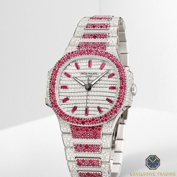 Patek Philippe Nautilus 7118/1452G Diamond Ruby White Gold 35MM (2025 ...