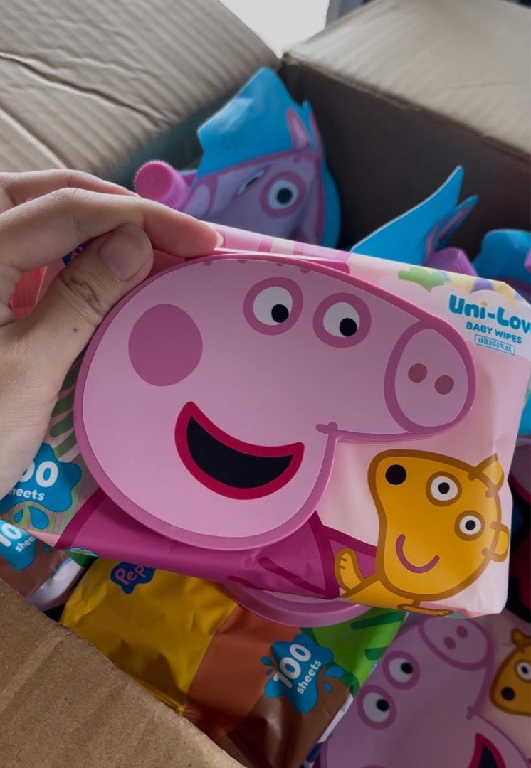 PEPPA PIG WIPES, Babies & Kids, Bathing & Changing, Diapers & Baby ...