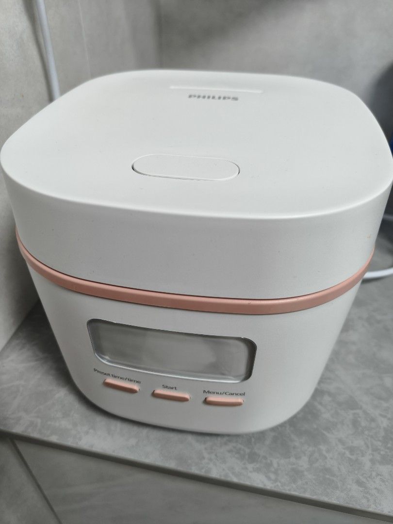 Philips mini rice cooker 3000 0.54L HD3064/62, TV & Home Appliances ...