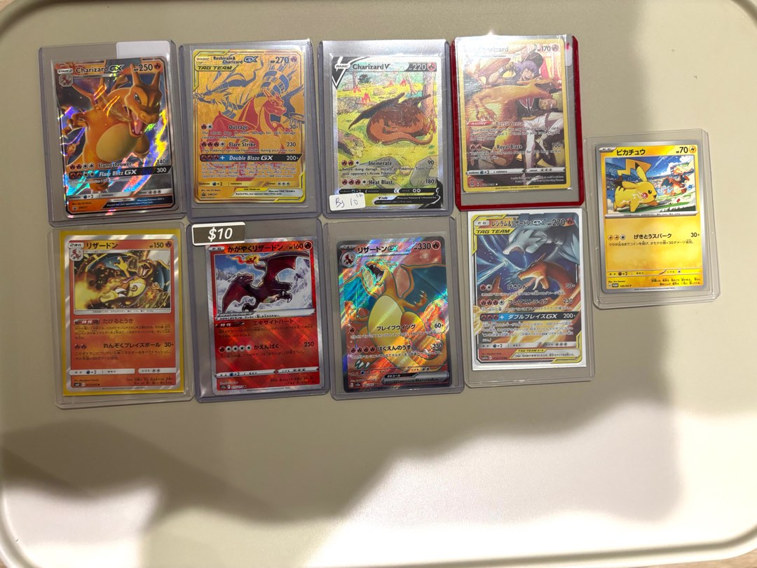 Pokemon Charizard rare cards! Tag team, pikachu, 151 TCG!, Hobbies ...