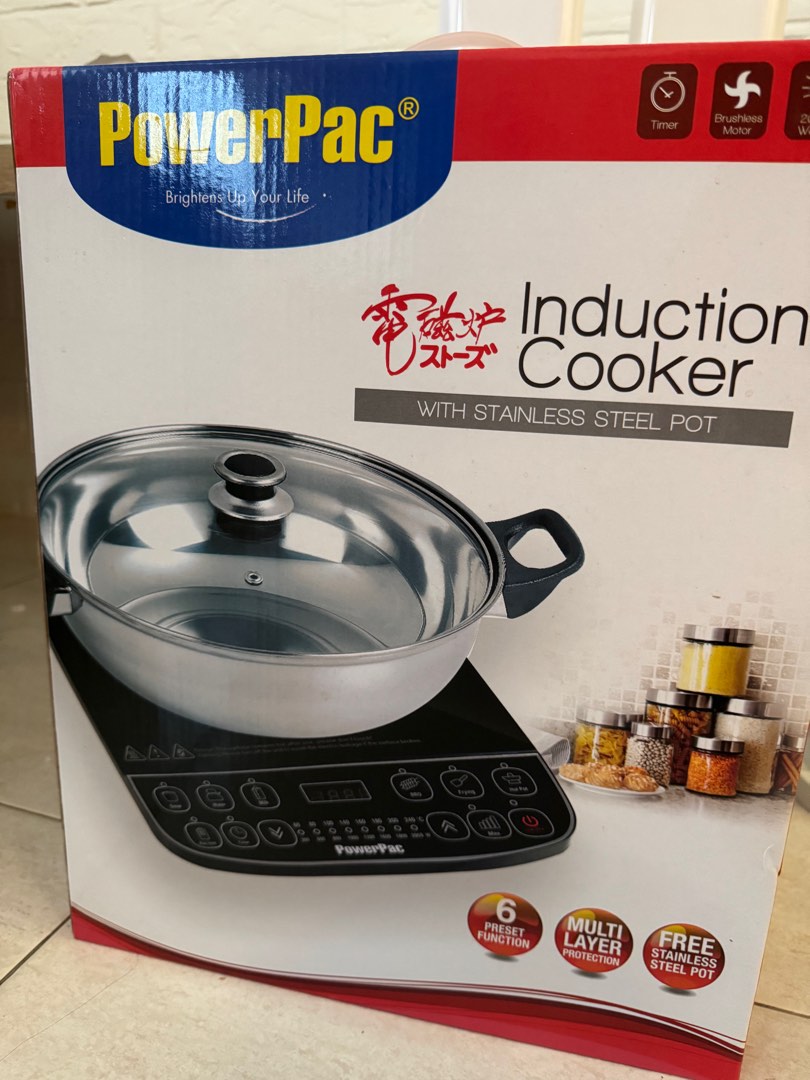Powerpac induction cooker / hotpot set, TV & Home Appliances, Kitchen ...