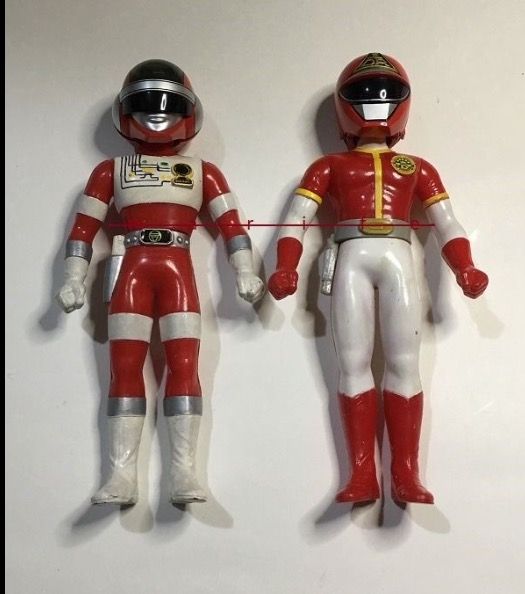 RARE 1970's Bioman of biorobo & Kagaku Sentai Dynaman popy Bandai japan ...