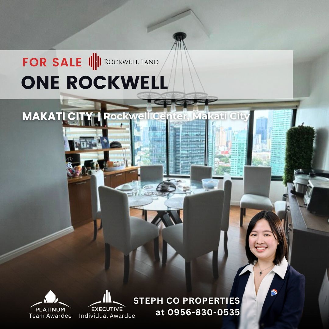 Rare Unit! One Rockwell East, 3BR Flat Unit at Rockwell, Makati (Direct ...