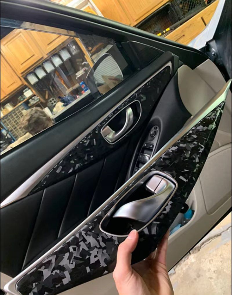 Refurbished Wrapping/spray Car Interior part dashboard door panel ...