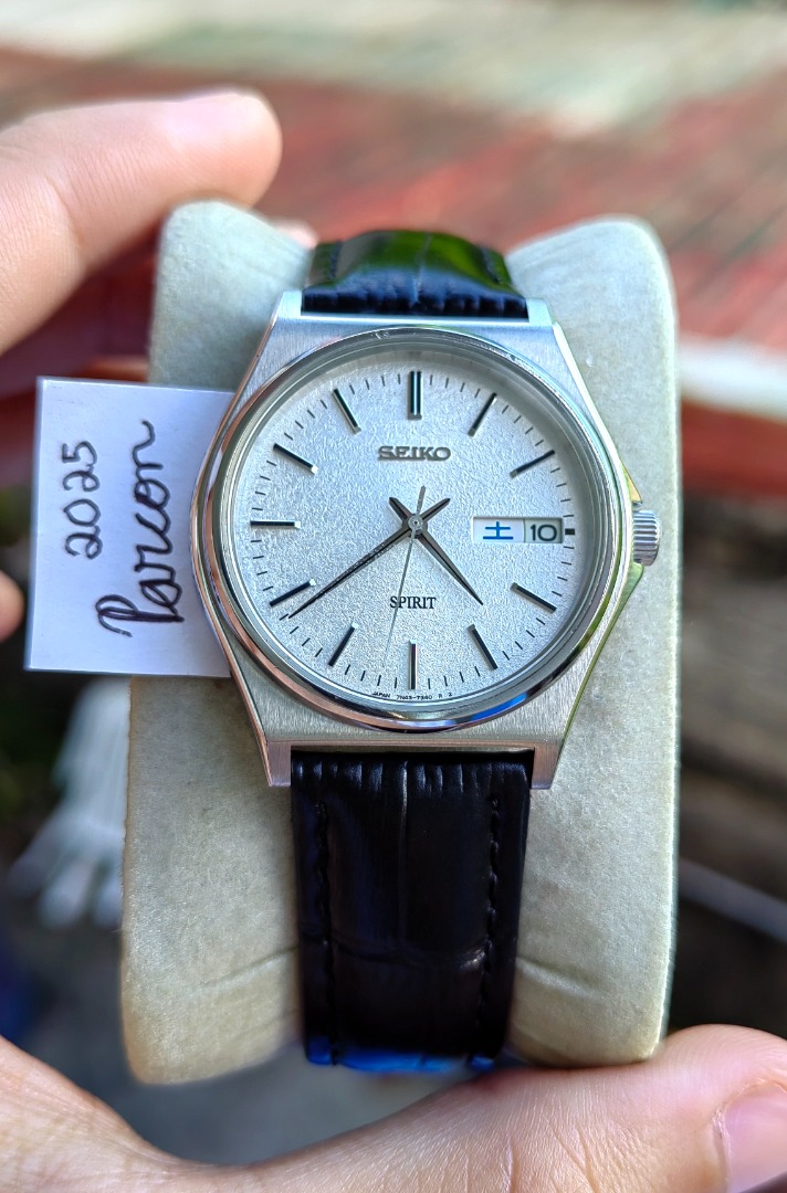 Seiko Quartz Spirit Rare Dial Patterned"SnowFlake Dial", Men's Fashion ...