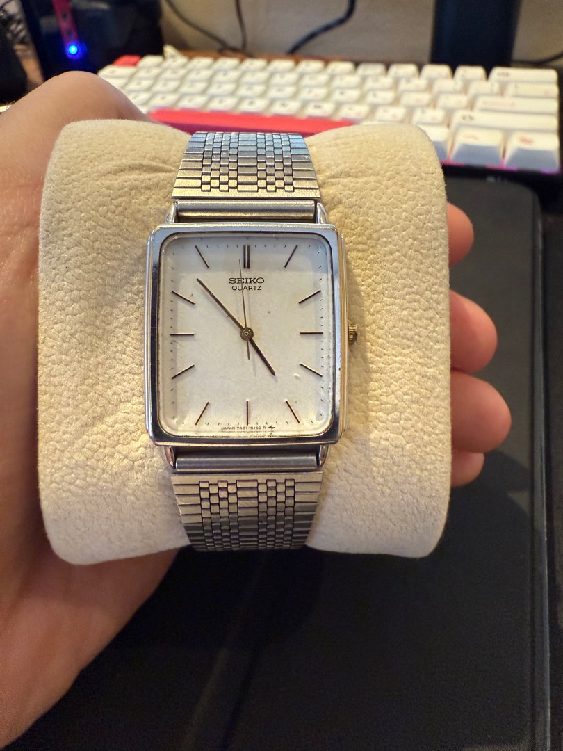 Seiko Tank, Men's Fashion, Watches & Accessories, Watches on Carousell