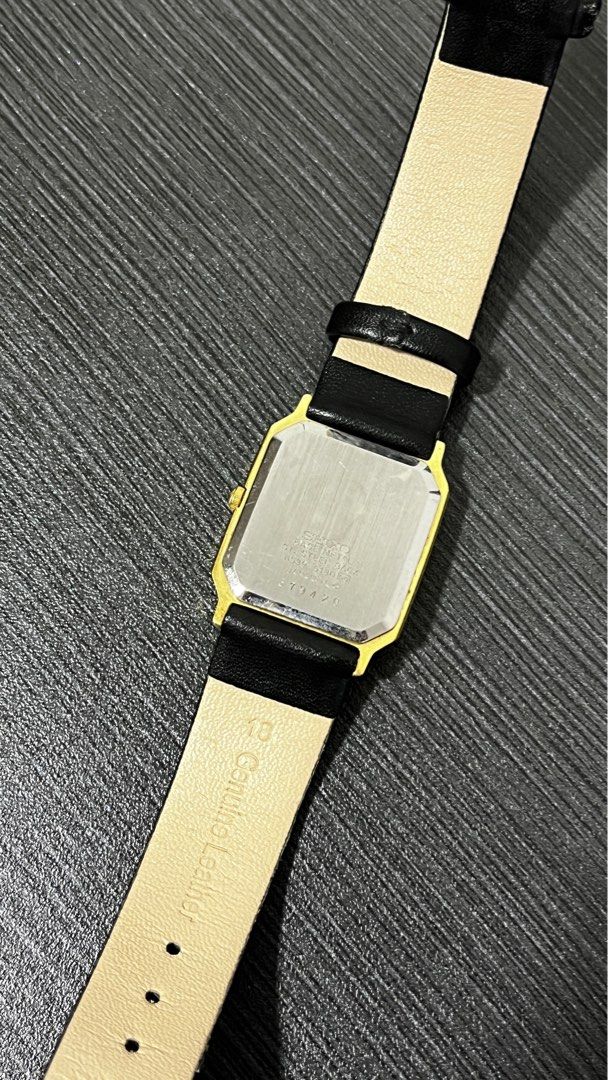 SEIKO tank with stepped bezel vintage watch, Men's Fashion, Watches ...