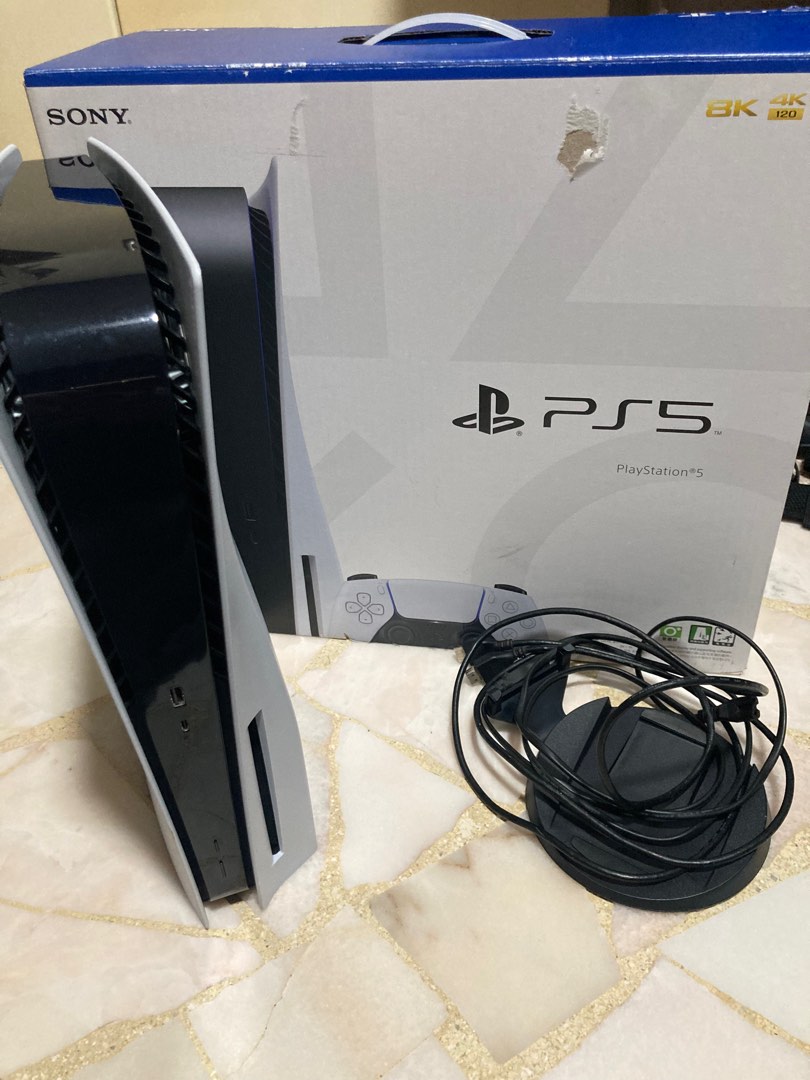 Sony PS5 Disc Edition (PlayStation 5 Model CFI-1200A), Video Gaming, Video Game Consoles ...