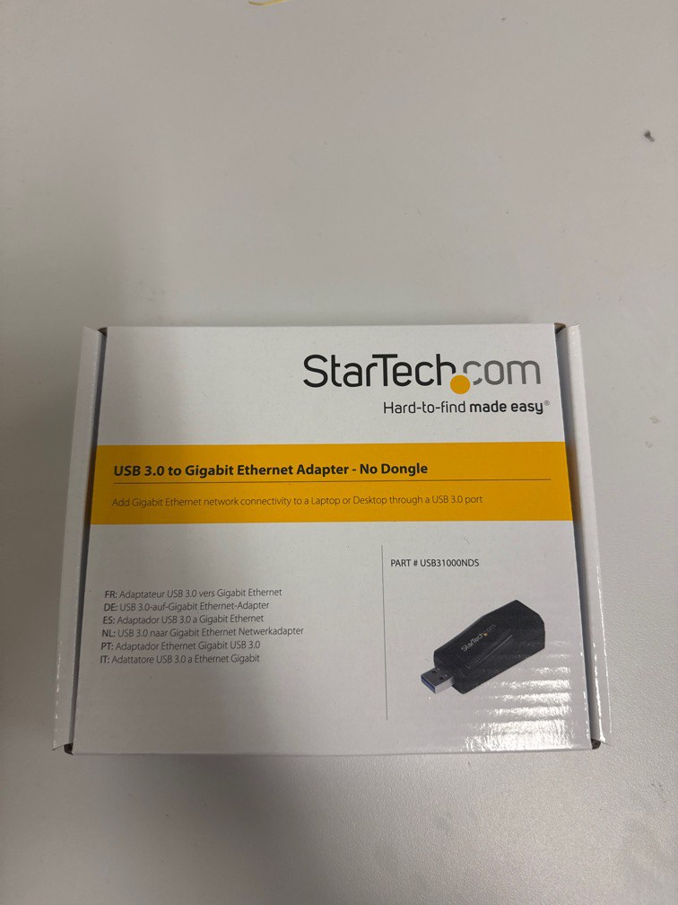 Star Tech USB 3.0 to Gigabit Ethernet Adaptor - No Dongle, Computers & Tech, Parts & Accessories ...
