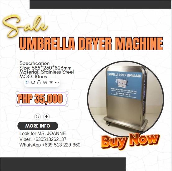UMBRELLA DRYER MACHINE PRE ORDER, Everything Else, Others on Carousell
