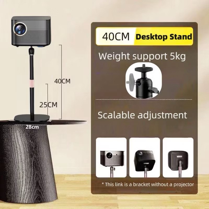 Universal Mini Projector Stand Room Saving Projector Mount Monopod ...