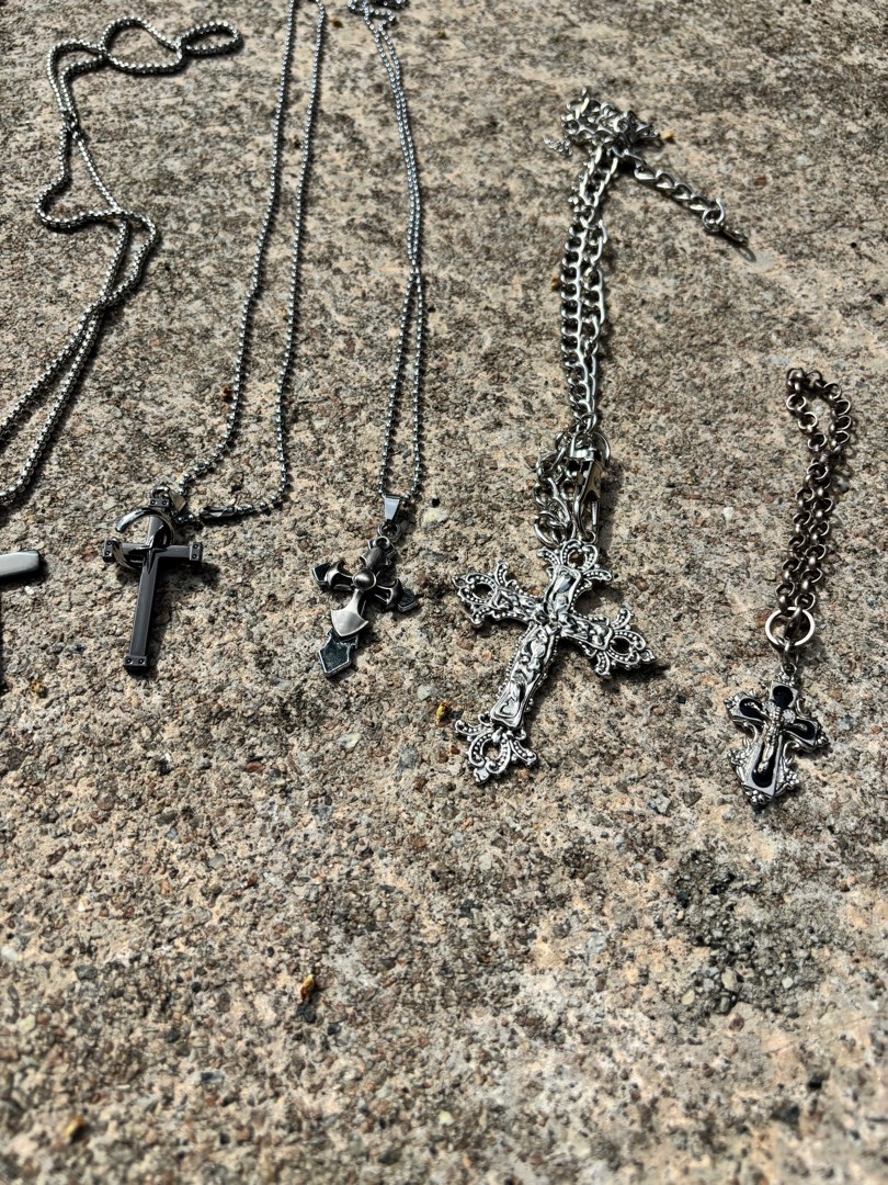 Vintage CLEARANCE Crucifix Cross Accessories Punk Grunge Vkei Gothic ...