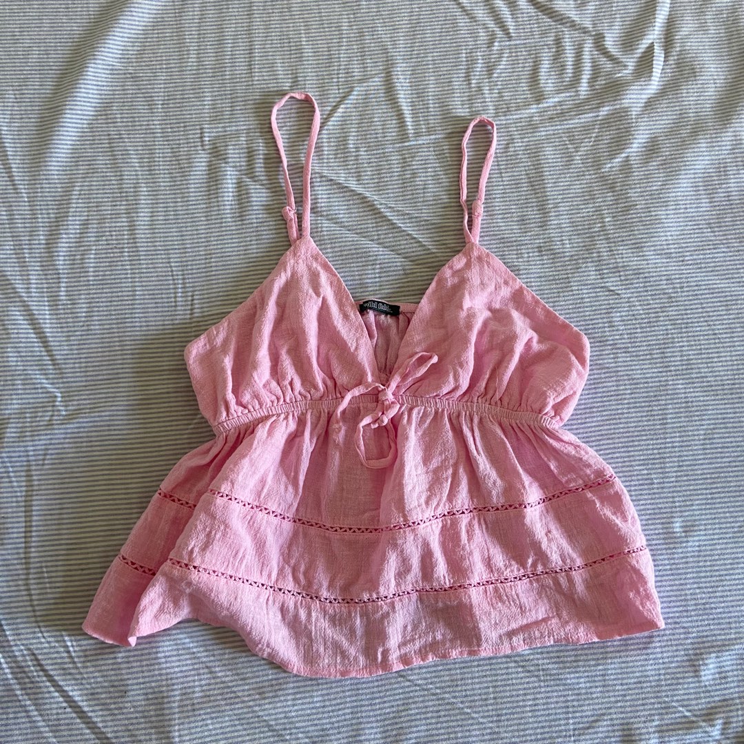 Wild fable Summer Peplum top, Women's Fashion, Tops, Sleeveless on ...