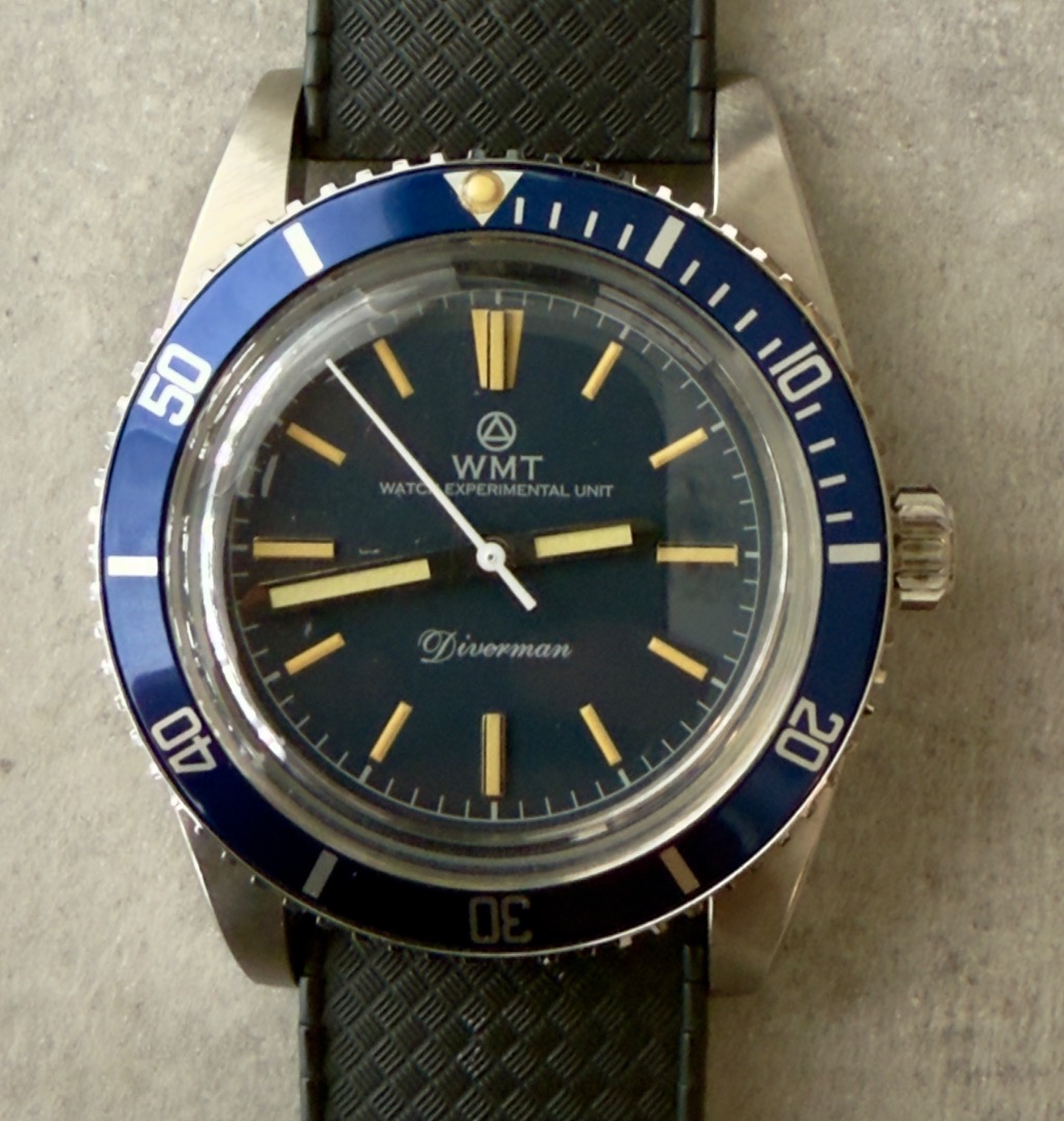 WMT Sea Diver Blue Ref: 14070 Full Set Made in Japan, Men's Fashion ...