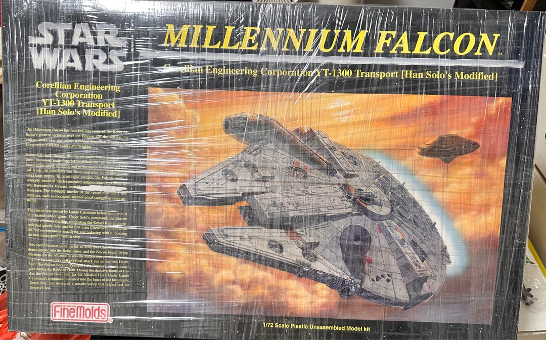1/72 Fine Mold Millennium Falcon Plastic Model, Hobbies & Toys, Toys ...