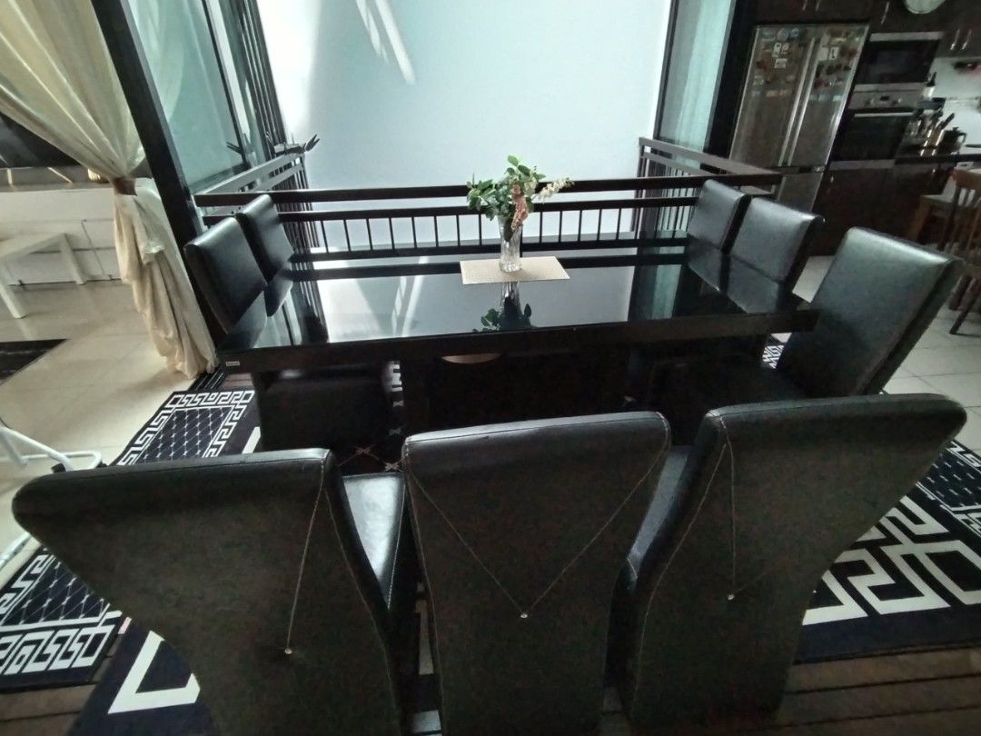 8 Seater Dining Table, Furniture & Home Living, Furniture, Tables ...