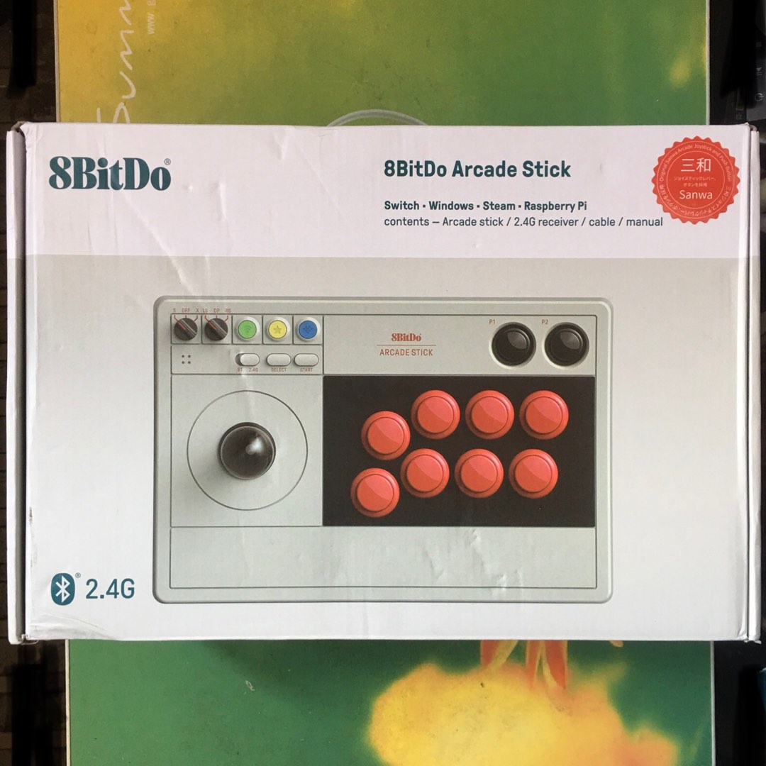 全新 8BitDo Arcade Stick V3 2.4G Wireless Controller 無線街機手掣 手制, 電子遊戲, 遊戲機 ...
