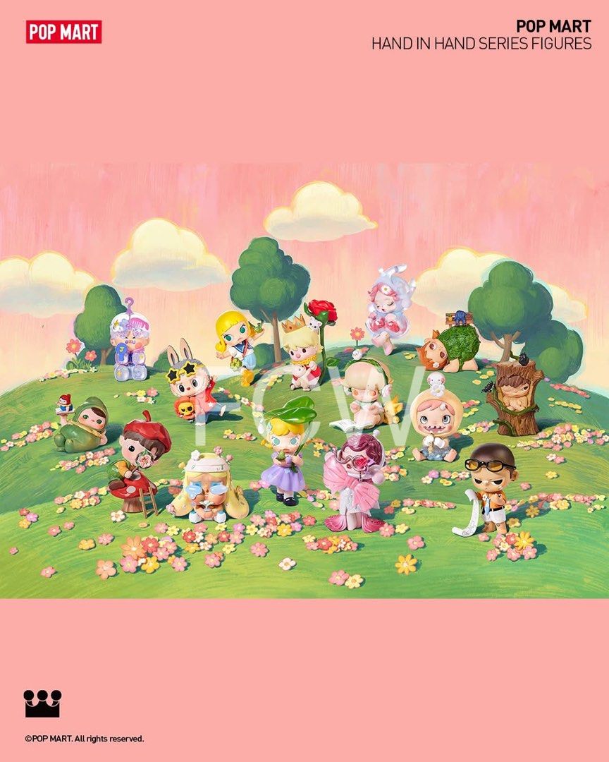 散賣 / 原盒 小手拉小手 系列 HAND IN HAND SERIES FIGURES POPMART POP MART 泡泡瑪特 公仔 ...
