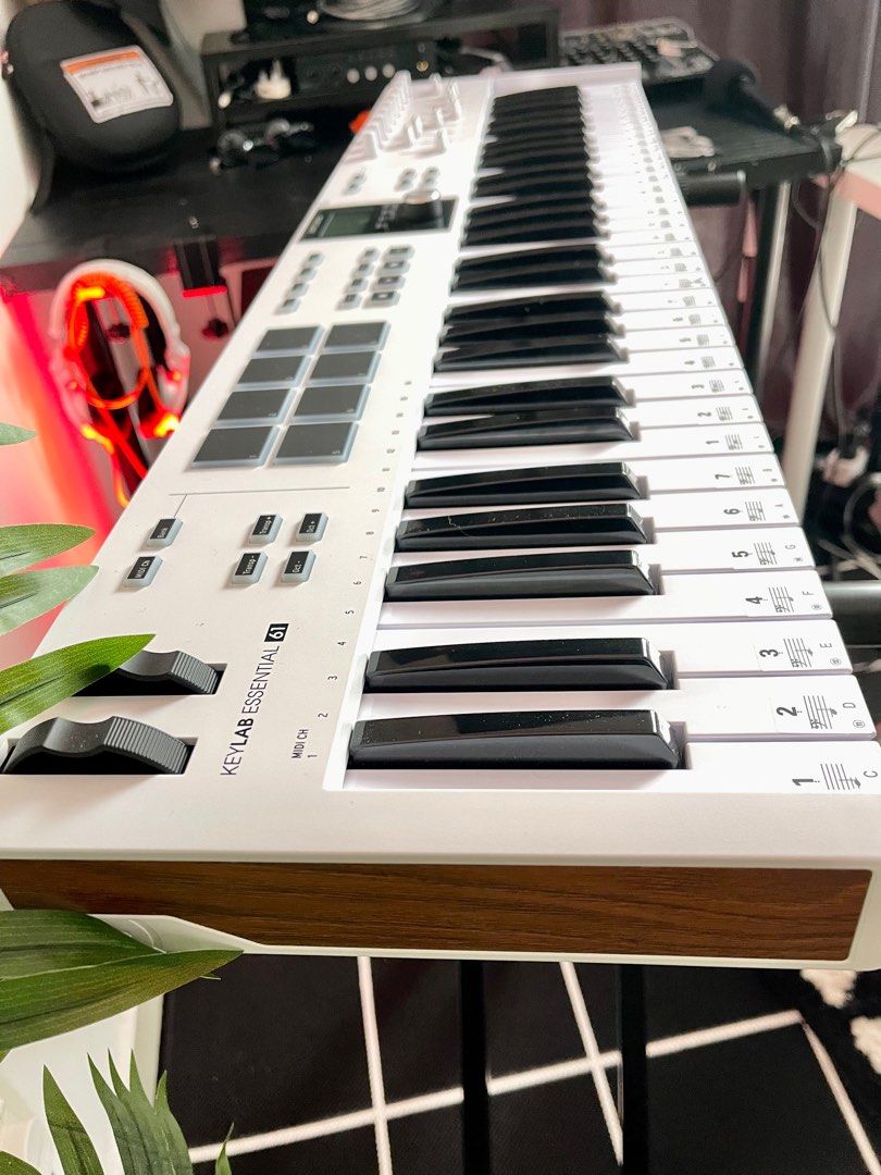 Arturia MIDI Keyboard Essential 61 Keys MK3, Hobbies & Toys, Music ...