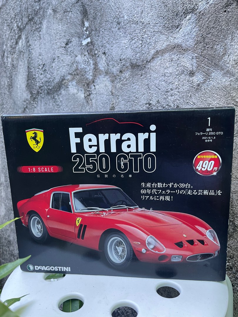 Authentic Rare Ferrari 250 GTO 1:8 Scale Build your Ferrari Super Car ...
