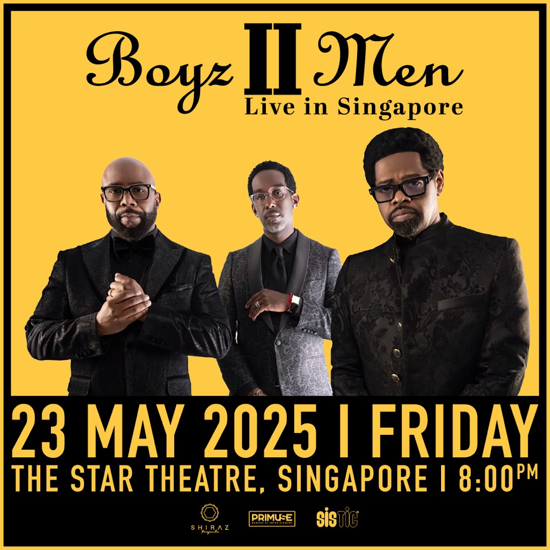 Boyz II Men live in Singapore 23 May, Tickets & Vouchers, Event Tickets on Carousell
