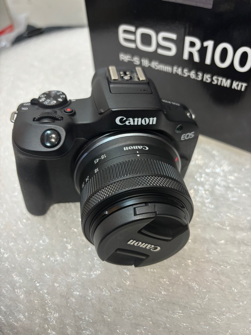 CANON EOS R100 KIT 18-45MM, Photography, Cameras on Carousell