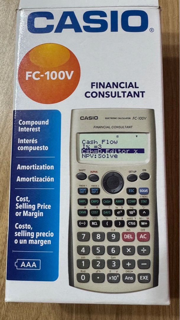 Casio Financial Calculator, Computers & Tech, Office & Business ...