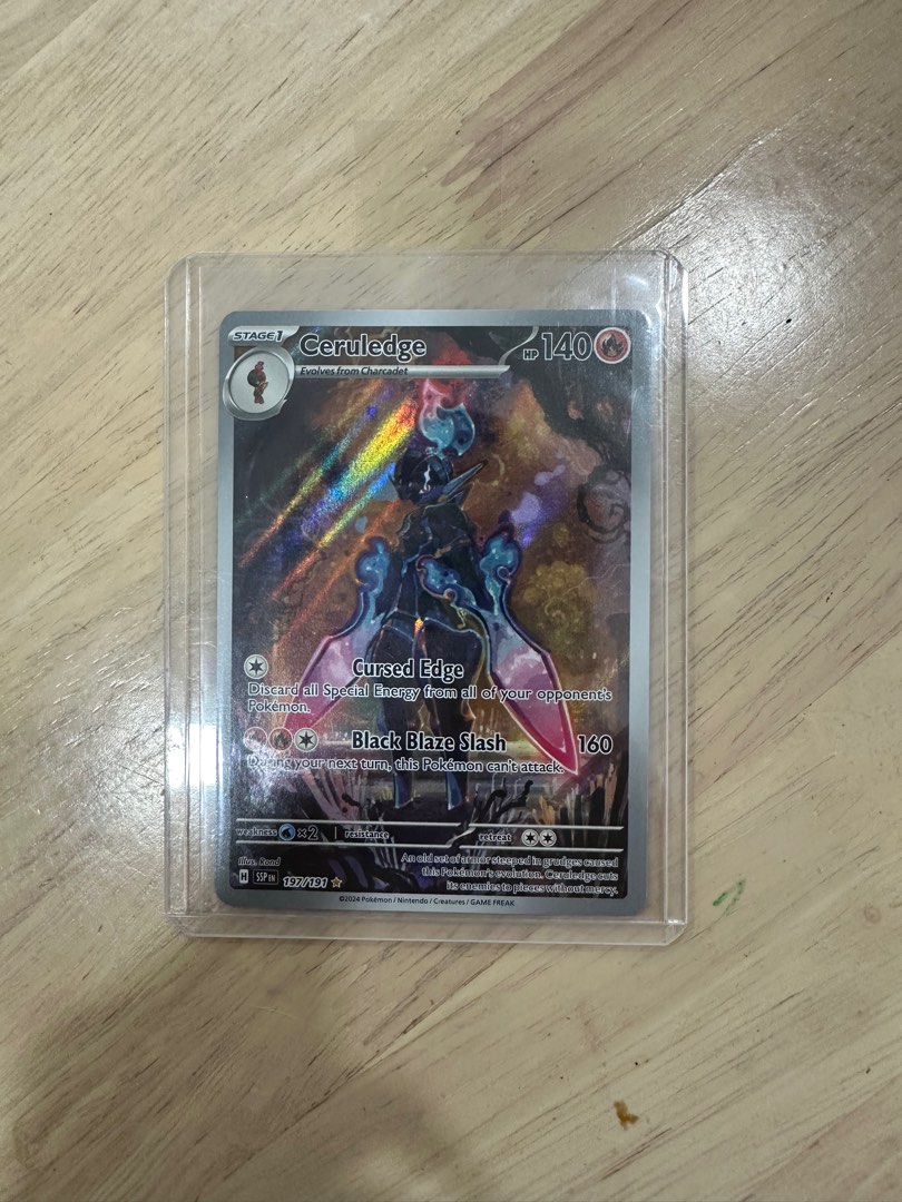 Ceruledge IR surging sparks, Hobbies & Toys, Toys & Games on Carousell