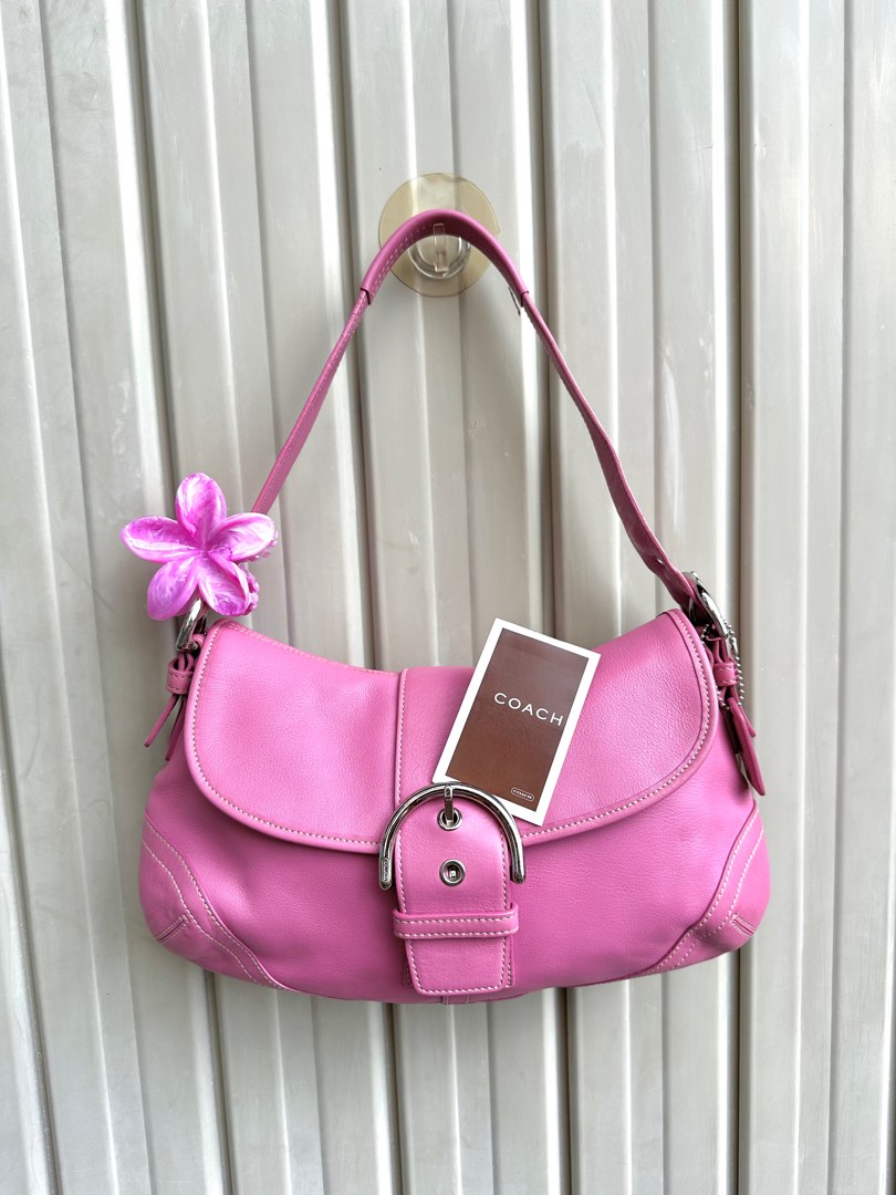 Coach Pink Soho (Rare), Luxury, Bags & Wallets on Carousell